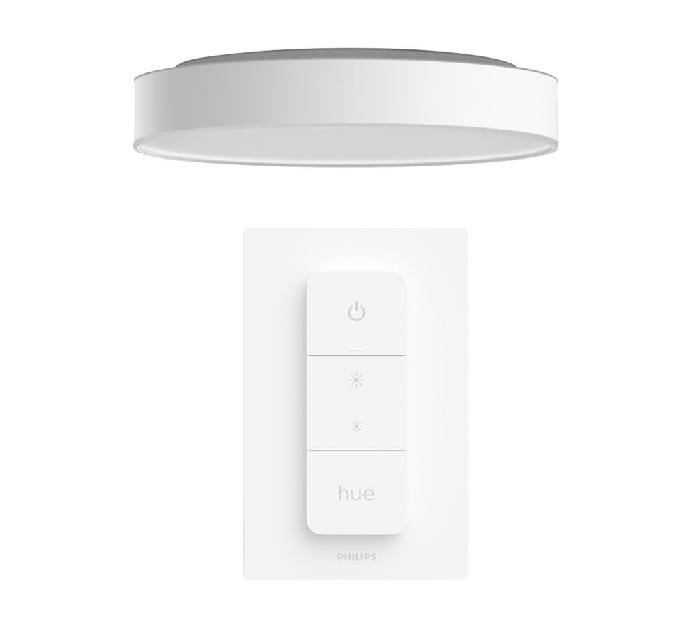 Philips Hue Ambiance Devere LED Medium Ceiling Light White 19.2W 2450lm ...