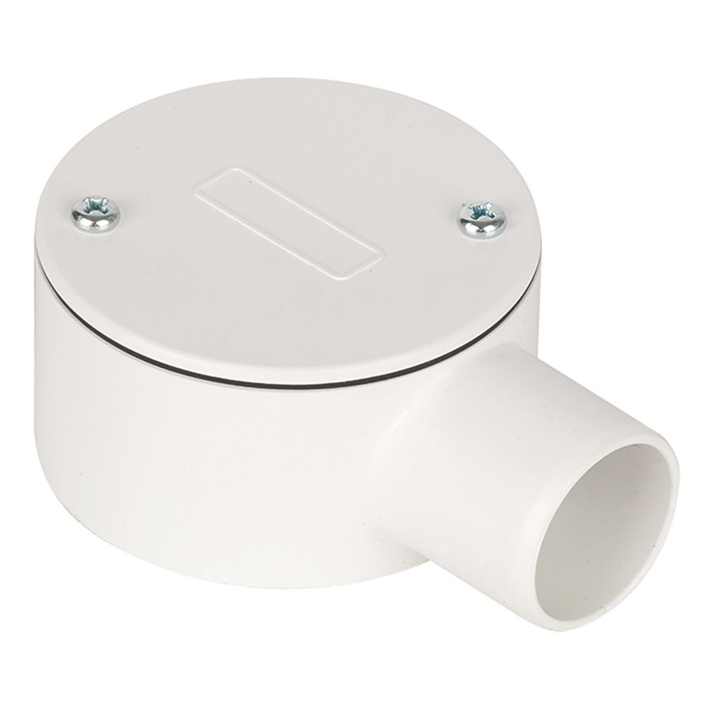 Deta TTE 1 Way 25mm Terminal Box White - Screwfix