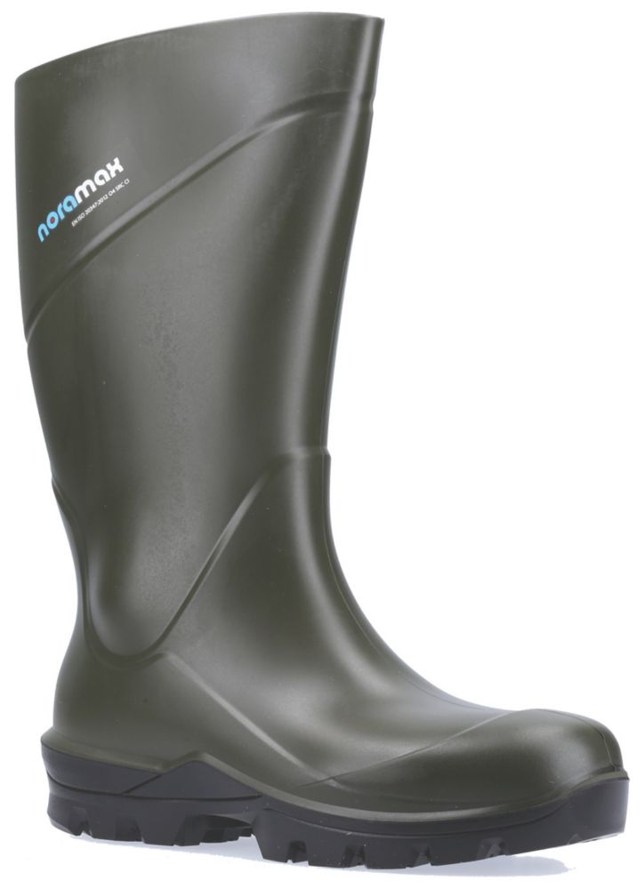 Nora Noramax Agri O4 Size 5 Green Non Safety Wellies - Screwfix