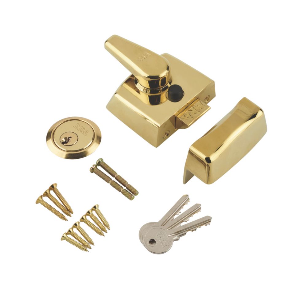 ERA 1430-31 Replacement Night Latch Brass 40mm Backset | Night Latches ...