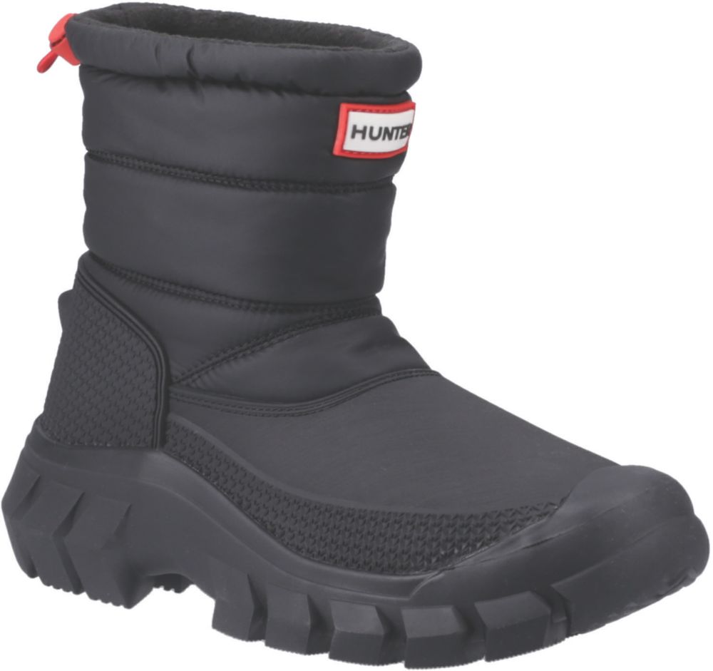 Hunter Intrepid Short Snow Size 3 Womens Black Non Safety Wellies ...