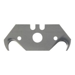 Forge Steel Hooked Knife Blade 10 Pack - Screwfix