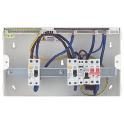British General Fortress 16-Module 8-Way Part-Populated High Integrity Dual RCD Consumer Unit ...