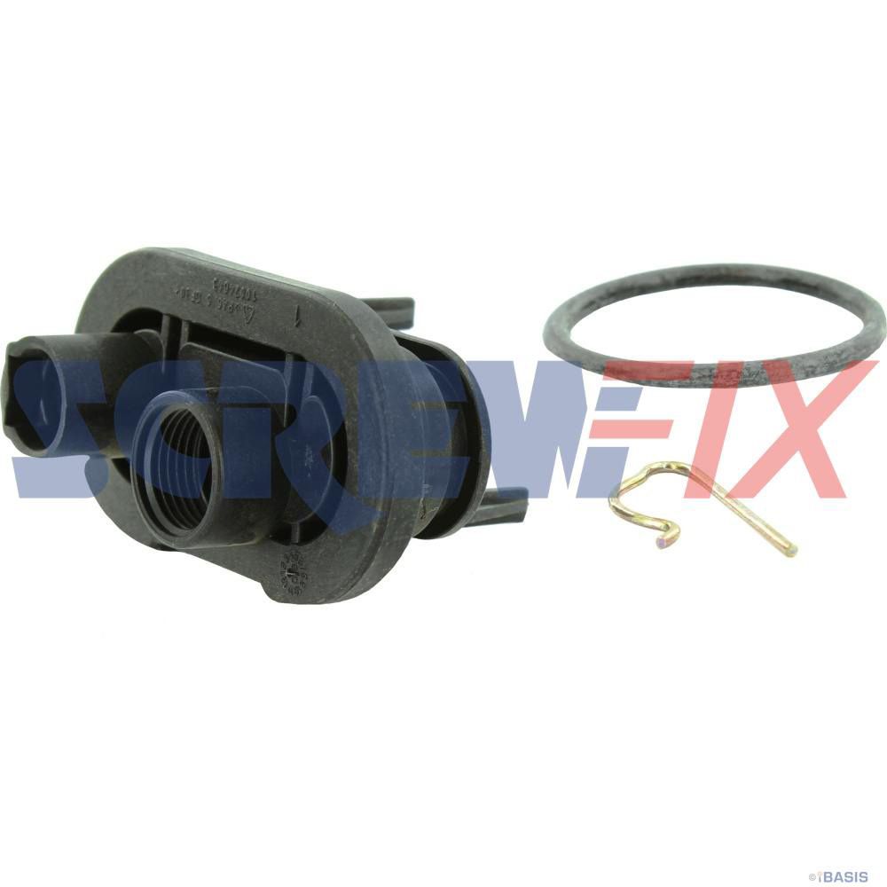 Vokera 10024643 Cover for by-pass assembly (Two holes) - Screwfix