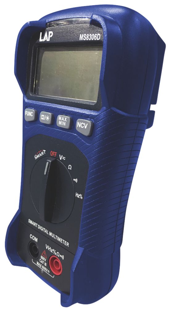LAP AC/DC Digital Multimeter 600V - Screwfix