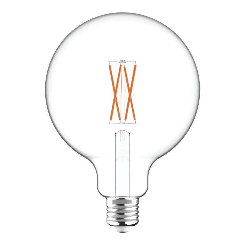 LAP E27 G125 LED Virtual Filament Light Bulb 470lm 2.2W - Screwfix