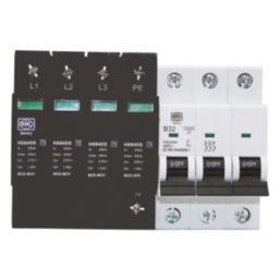 MK Sentry TP & N 3-Phase Type 2 Surge Protection Device 10kA - Screwfix