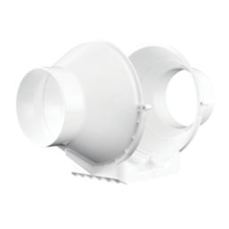 Xpelair XIMX100+T 4" Axial Inline Extractor Fan with Timer 220-240V ...