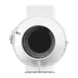 Xpelair XIMX100+T 4" Axial Inline Extractor Fan with Timer 220-240V ...