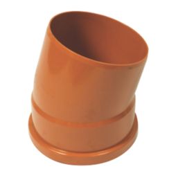 FloPlast Push-Fit 15° Single Socket Bend 160mm - Screwfix