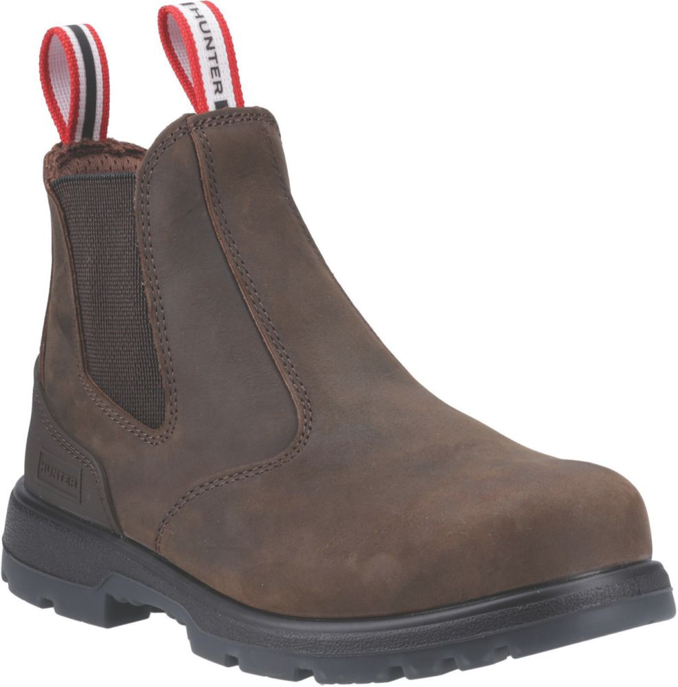 Hunter Size 7 Womens Brown Water-Resistant Steel Toe Cap Safety Dealer ...