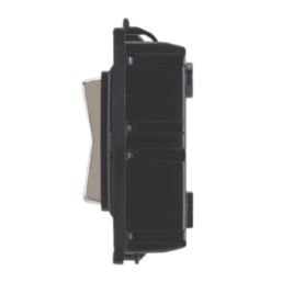 Contactum Decorative 10AX 2-Way Grid Retractive Switch Module 'Press ...