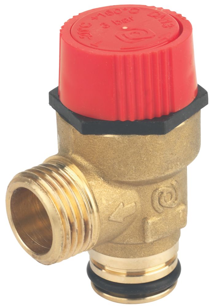Baxi 710071201 3Bar Safety Valve - Screwfix