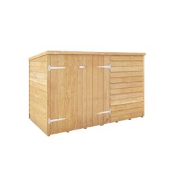 Mercia Value 6' x 3' (Nominal) Pent Timber Bike Store - Screwfix