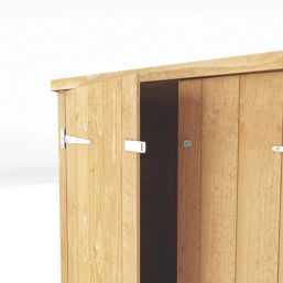 Mercia Value 6' x 3' (Nominal) Pent Timber Bike Store - Screwfix