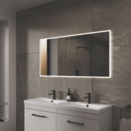 Sensio Glimmer Pro Rectangular Seamless Edge CCT Mirror With 3015lm LED ...