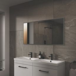 Sensio Glimmer Pro Rectangular Seamless Edge CCT Mirror With 3015lm LED ...