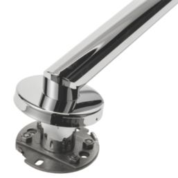 Croydex Straight Household Grab Bar Chrome 450mm - Screwfix