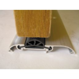 Stormguard Compression Draught Excluder Aluminium 0.91m - Screwfix
