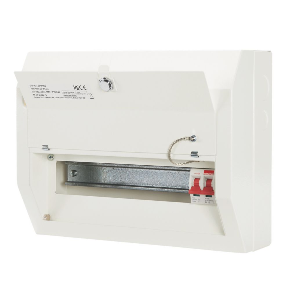 Contactum Defender 1.0 14-Module 12-Way Part-Populated Main Switch ...