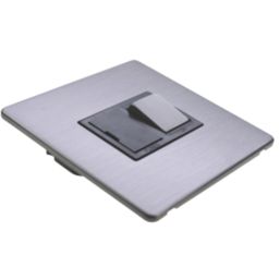 LAP 13A Switched Fused Spur Slate-Effect with Black Inserts - Screwfix