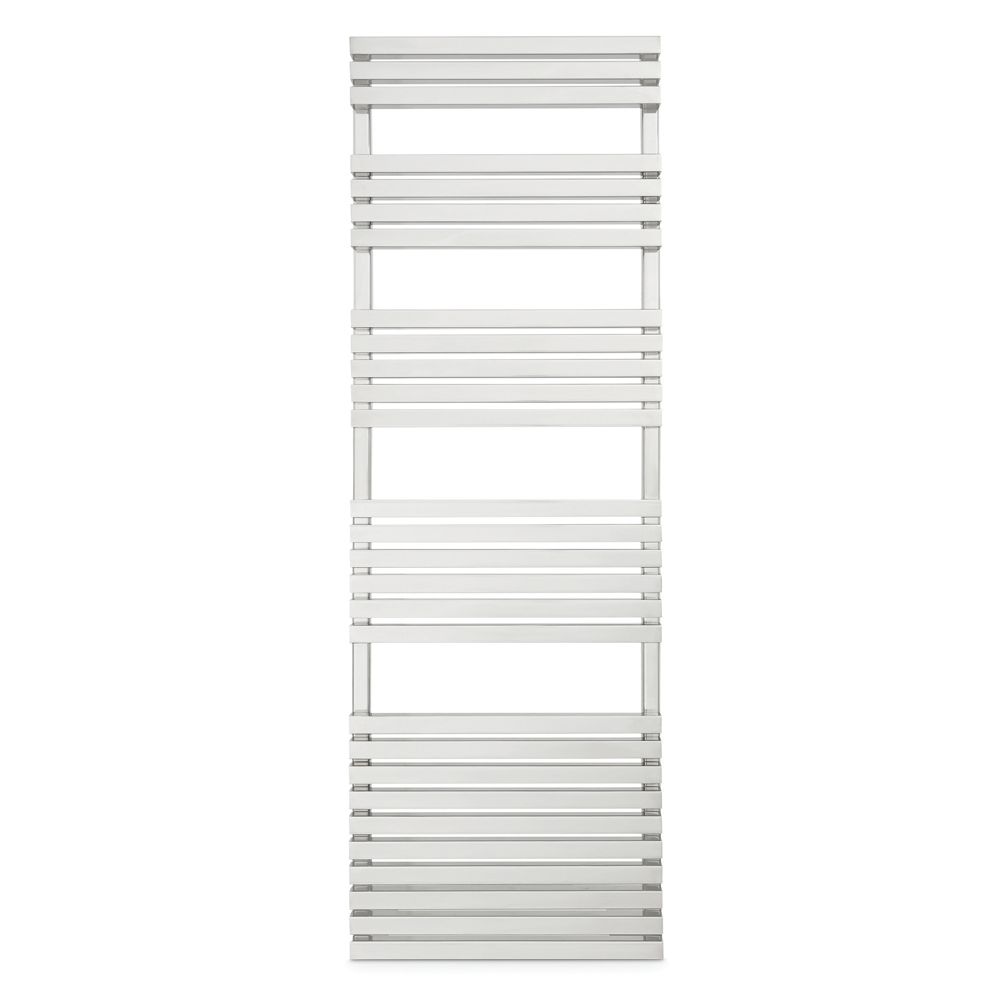 Time Atilla 1480mm x 500mm 4112BTU Silver Vertical Designer Radiator ...