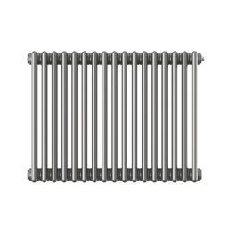 Acova 600mm x 812mm 4629BTU Silver Horizontal 4 Column Radiator - Screwfix