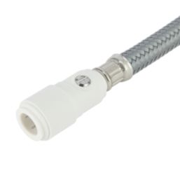 Flomasta Push-Fit Straight Flexible Compression Hose with Isolating ...