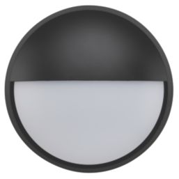 Luceco Eco Outdoor Round LED Eyelid Bulkhead Black / White 10W 400lm ...
