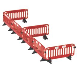 JSP Traffic Barrier Orange 2000mm - Screwfix