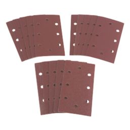 Einhell 1/3 Sanding Sheet Set Punched 187mm x 93mm 60 / 120 / 180 Grit ...