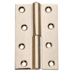 Smith & Locke Satin Nickel Lift Off Butt Hinges 100mm x 64mm 2 Pack ...