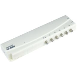 Labgear LDL206BLP 6-Way Aerial Amplifier with Bypass - Screwfix