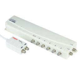 Labgear LDL206BLP 6-Way Aerial Amplifier with Bypass - Screwfix