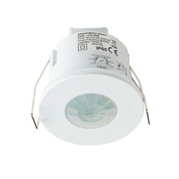 MARK Indoor & Outdoor White PIR Motion Sensor 360° - Screwfix