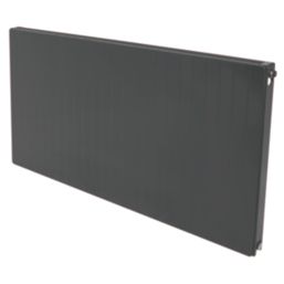 Stelrad 600mm x 1100mm 3143BTU Grey Type 11 Convector Radiator - Screwfix