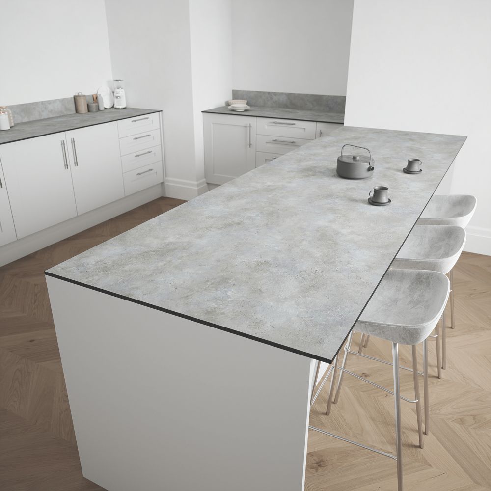 Mariz Light Concrete Composite Kitchen Worktop 950mm x 3050mm x 12mm ...