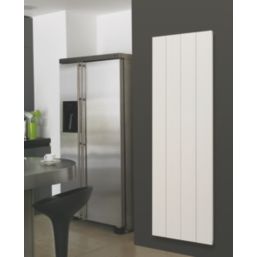 1800mm x 558mm 4385BTU White Vertical Designer Radiator - Screwfix