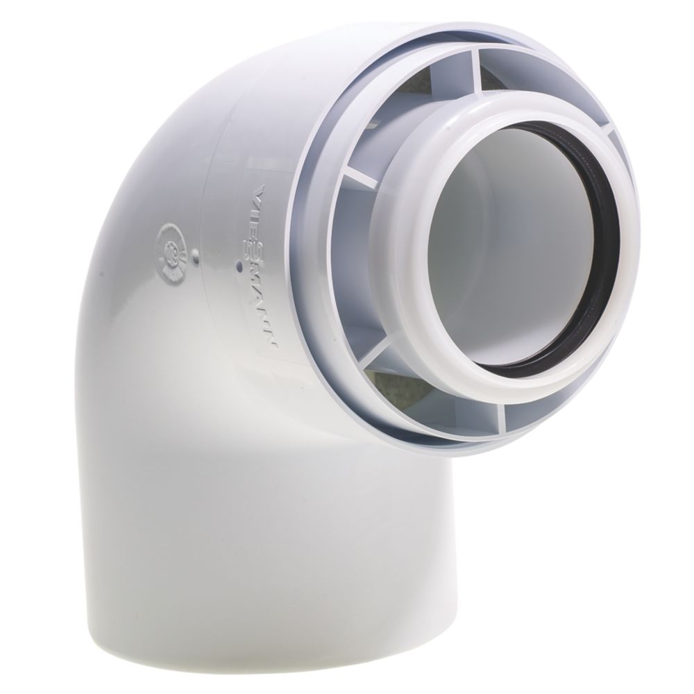 Viessmann Flue Elbow 60/100mm 87° - Screwfix