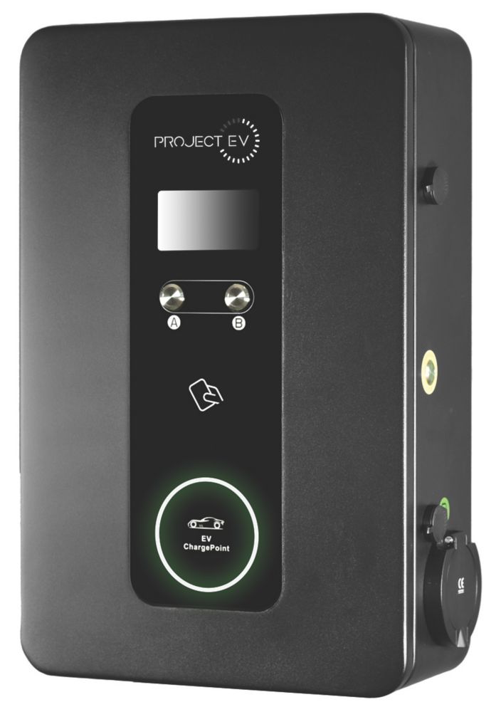 Project EV Pro Earth RFID 2 Port 7.3kW Mode 3 Type 2 Socket Electric ...