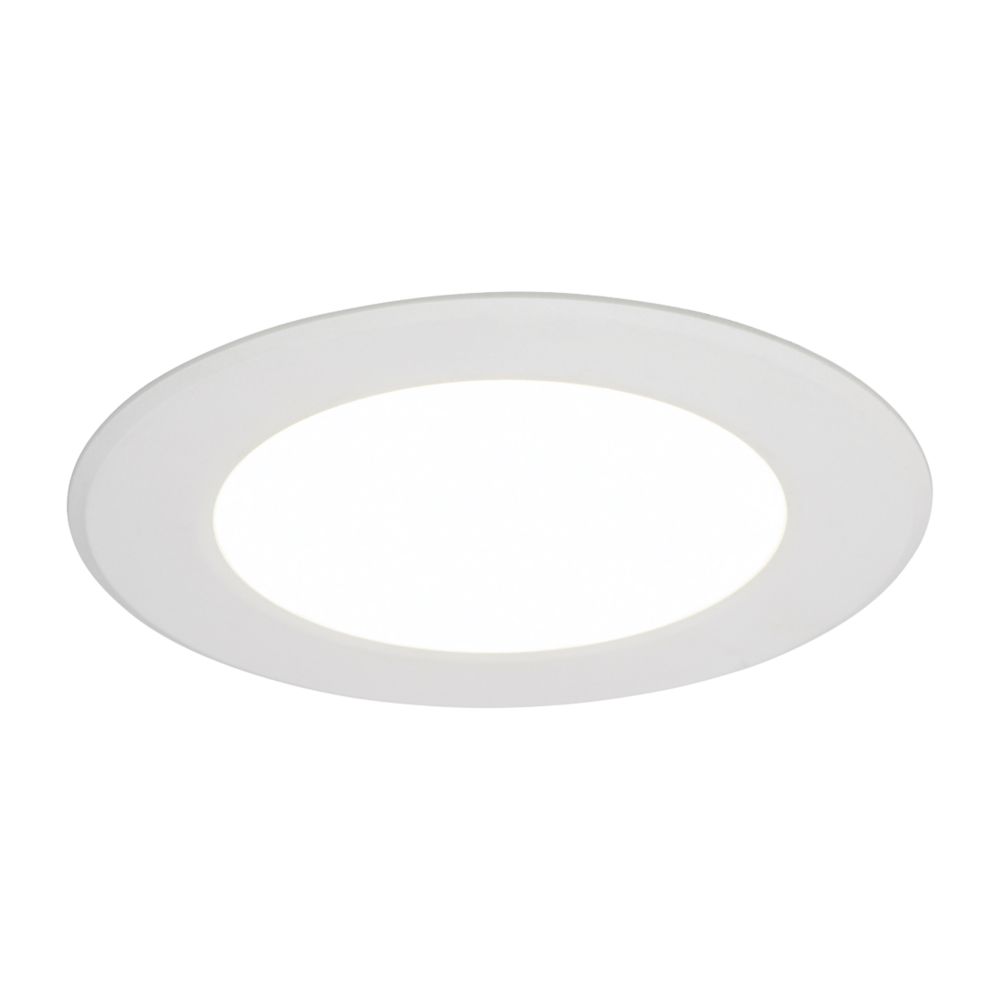 4lite Fixed LED Slim Downlights White 11W 1200lm 4 Pack - Screwfix