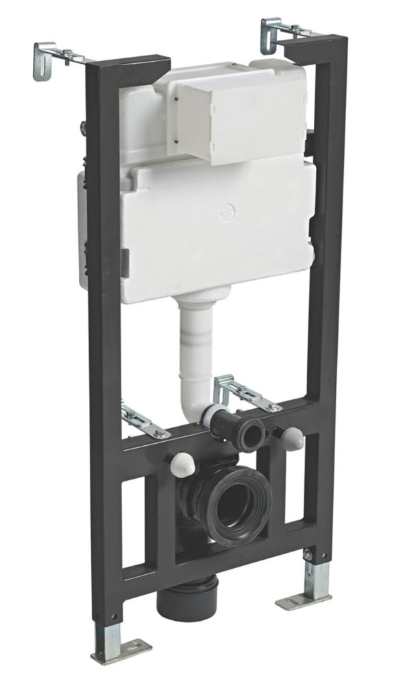 Support Frame and Cistern for Wall-Hung Toilet 1000mm - 1200mm - Screwfix