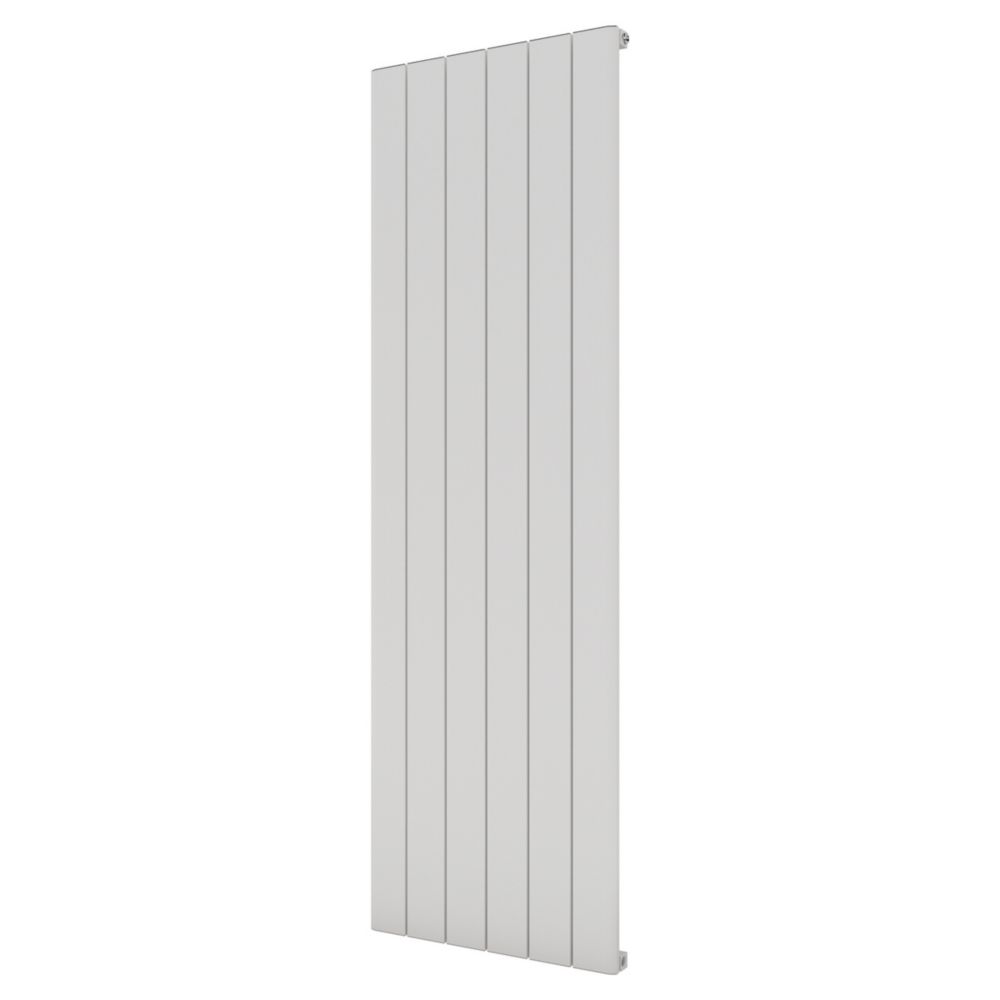 Azur Horizon 1800mm x 565mm 4214BTU White Vertical Aluminium Radiator ...