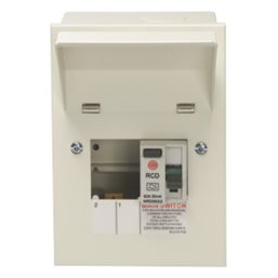 Wylex 4-Module 2-Way Part-Populated RCD Incomer Consumer Unit - Screwfix