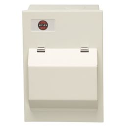 Wylex 4-Module 2-Way Part-Populated RCD Incomer Consumer Unit - Screwfix