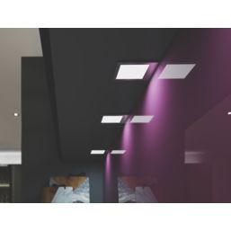 Sensio Horizon TrioTone Rectangular LED Under Cabinet Lights Steel 7.2W ...