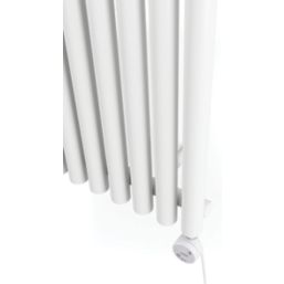 Terma Rolo-Room-E Wall-Mounted Oil-Filled Radiator White 1000W 480mm x ...