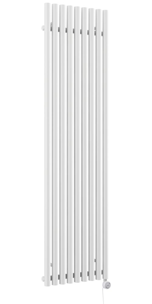 Terma Rolo-Room-E Wall-Mounted Oil-Filled Radiator White 1000W 480 x ...
