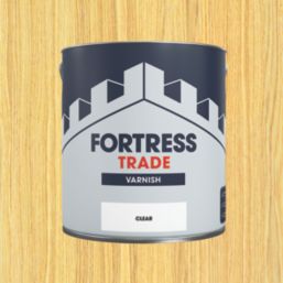 Fortress Trade 2.5Ltr Clear Gloss Water-Based Interior Furniture ...