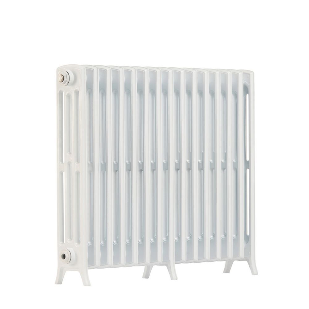 Arroll Edwardian 750mm x 906mm 4397BTU White Horizontal Designer ...